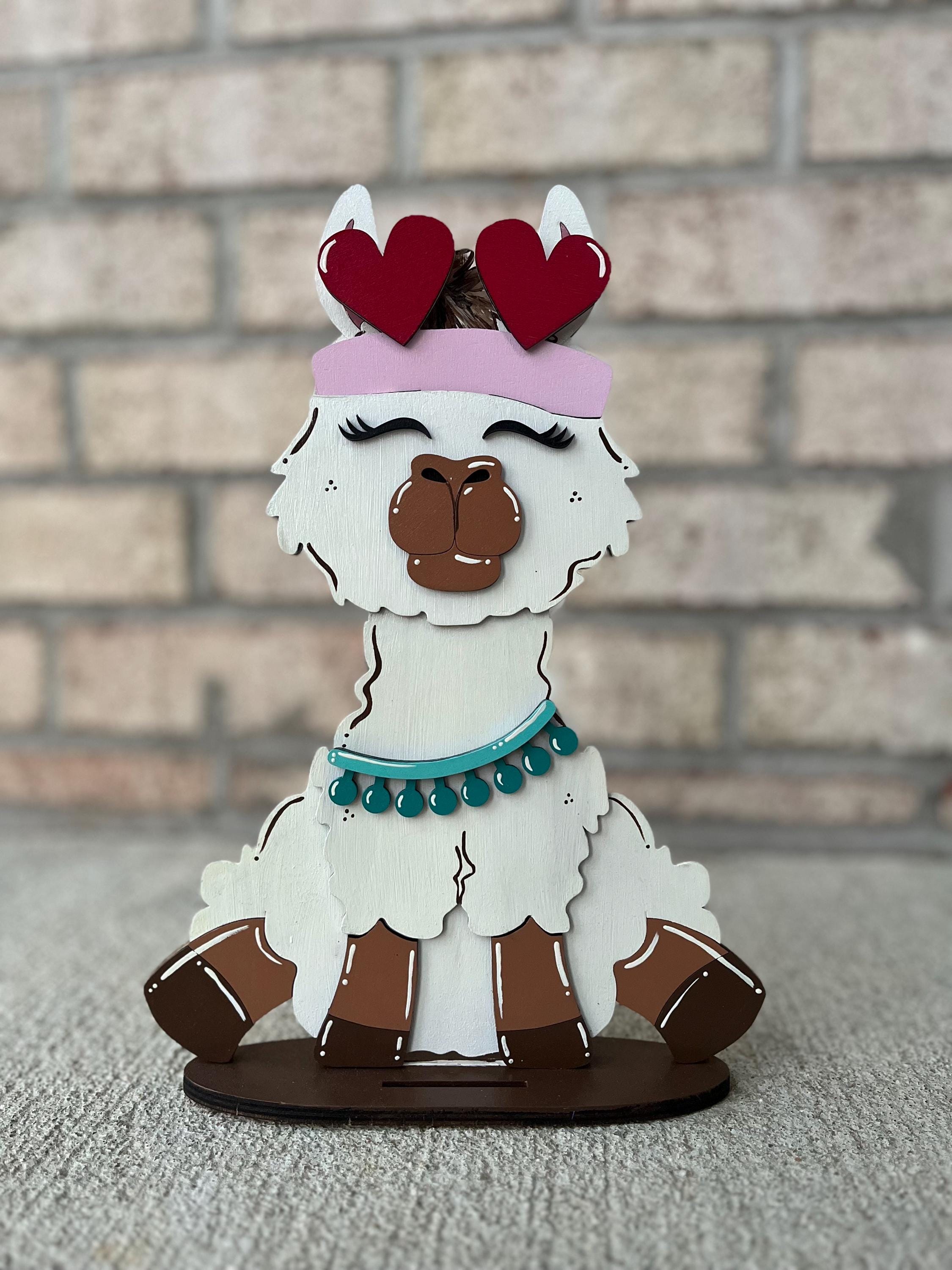 Llama Interchangeable Desk Buddy With Seasonal and Holiday Hats, Llama ...