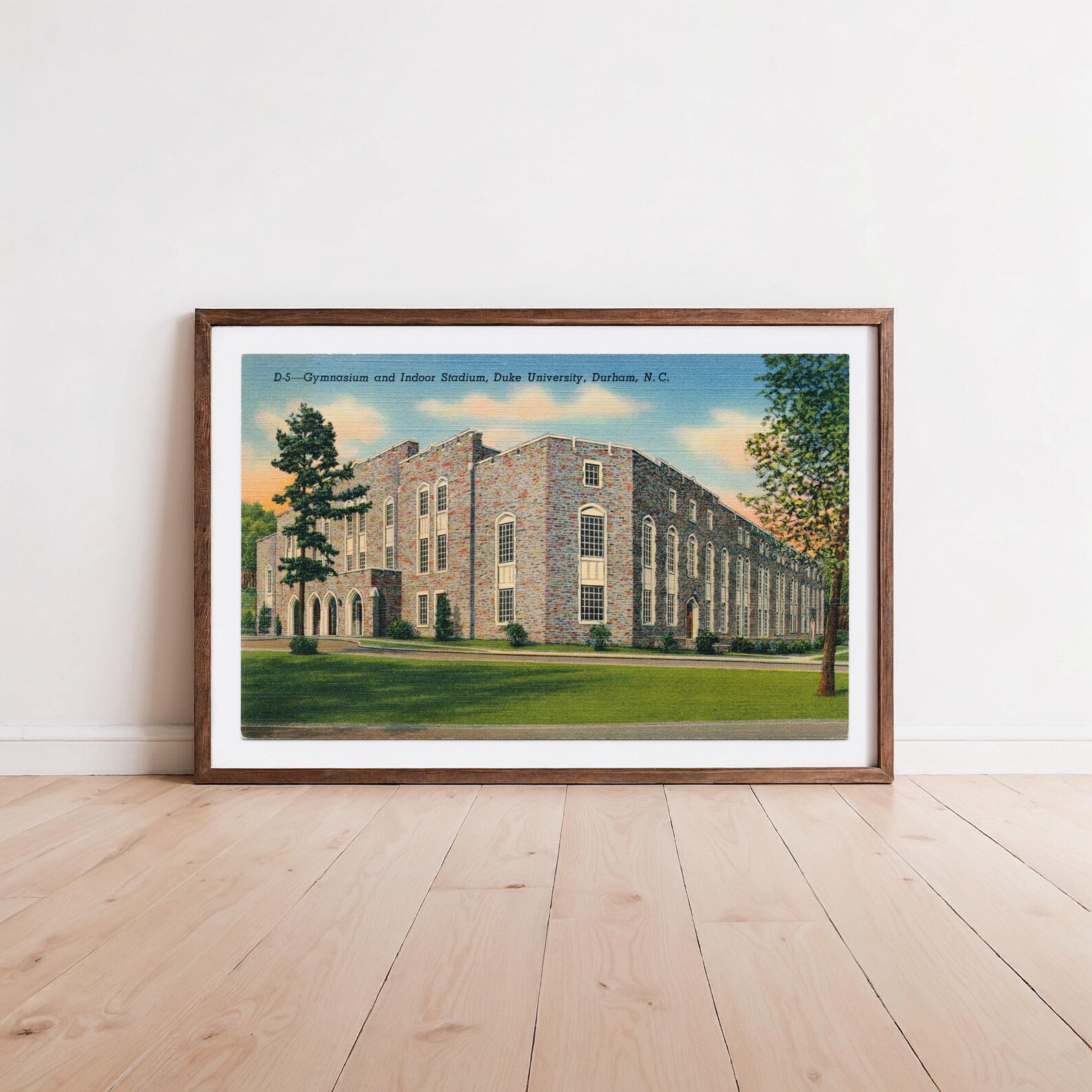 Cameron Indoor Stadium 1941 Vintage Postcard Art Print – Duke ...