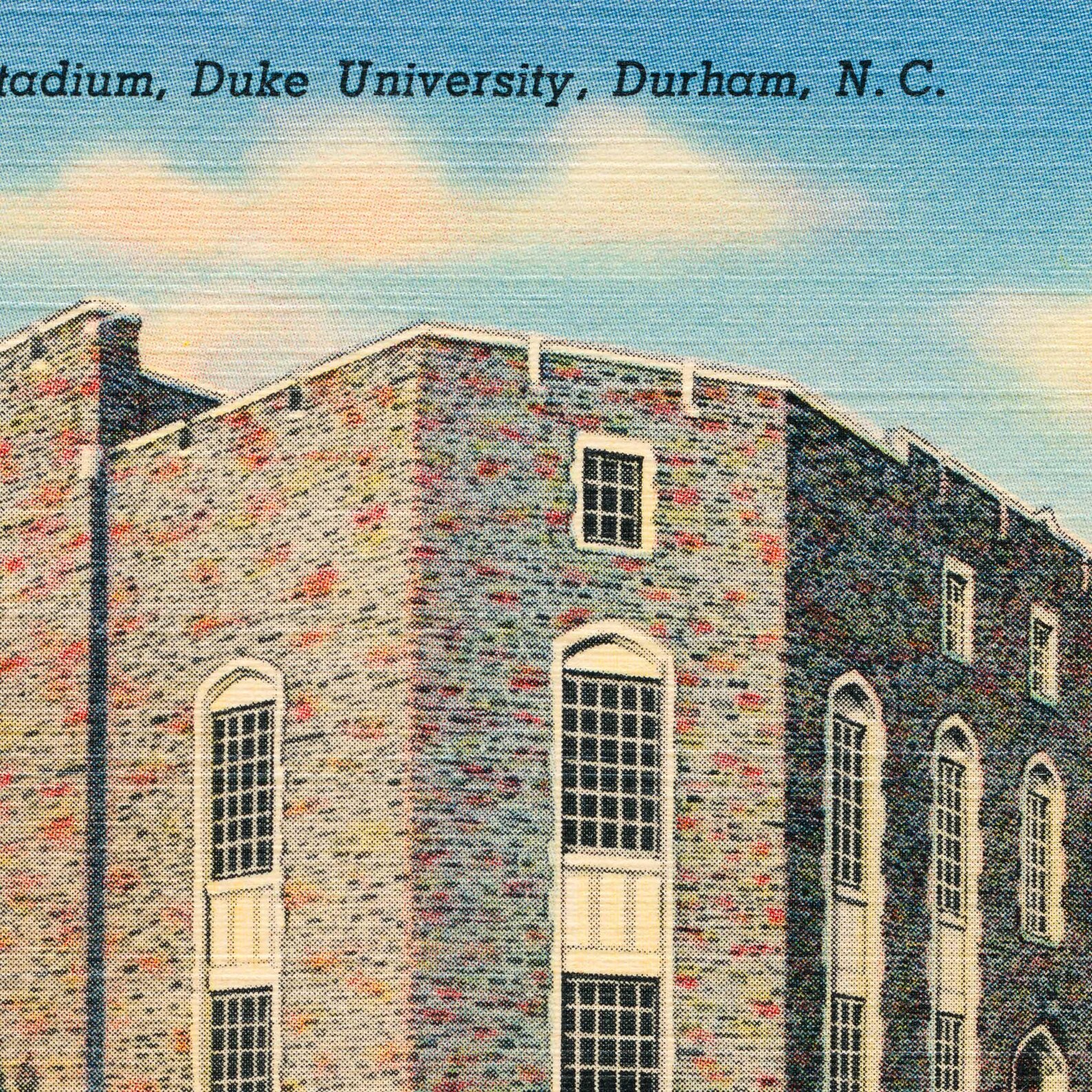 Cameron Indoor Stadium 1941 Vintage Postcard Art Print – Duke ...