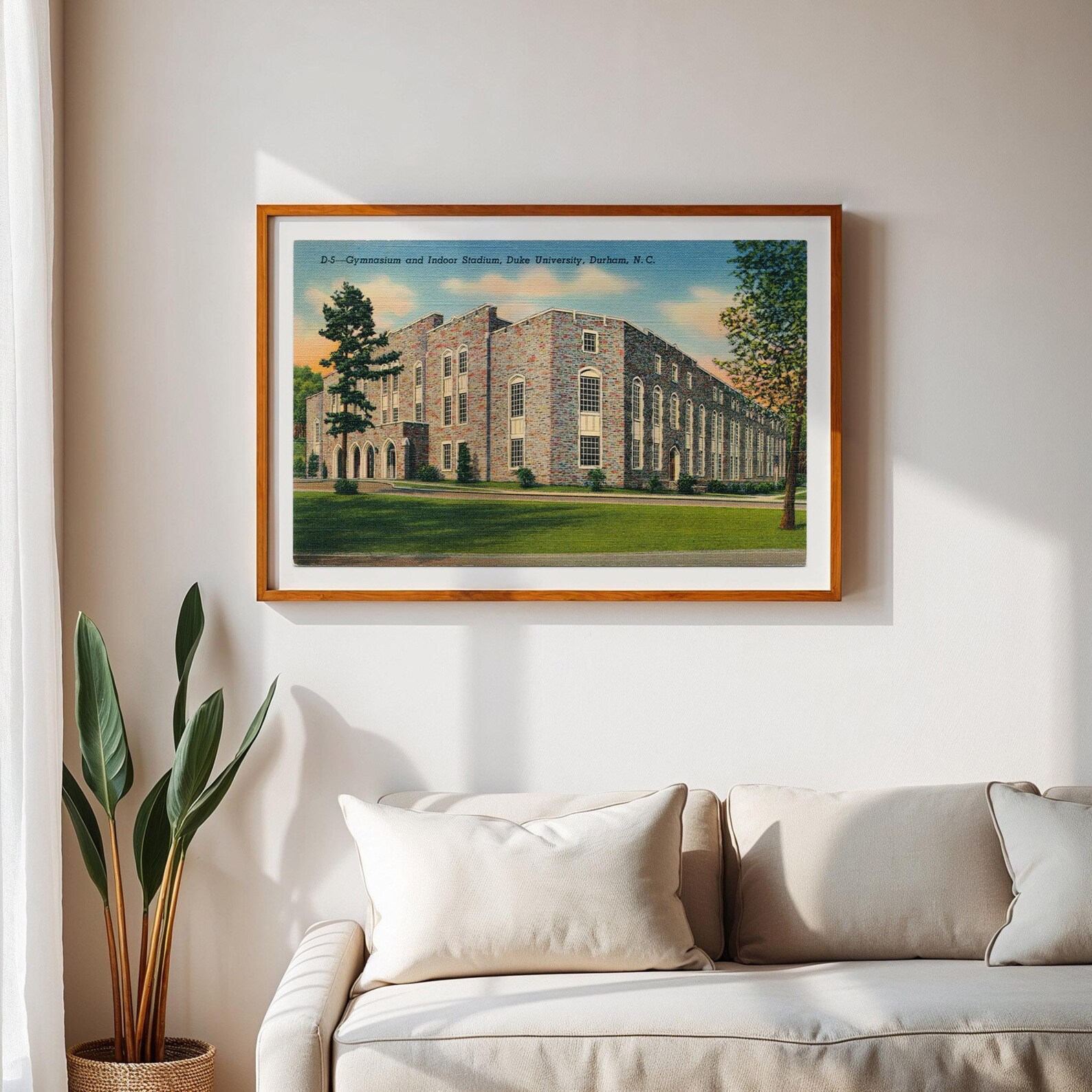 Cameron Indoor Stadium 1941 Vintage Postcard Art Print – Duke ...