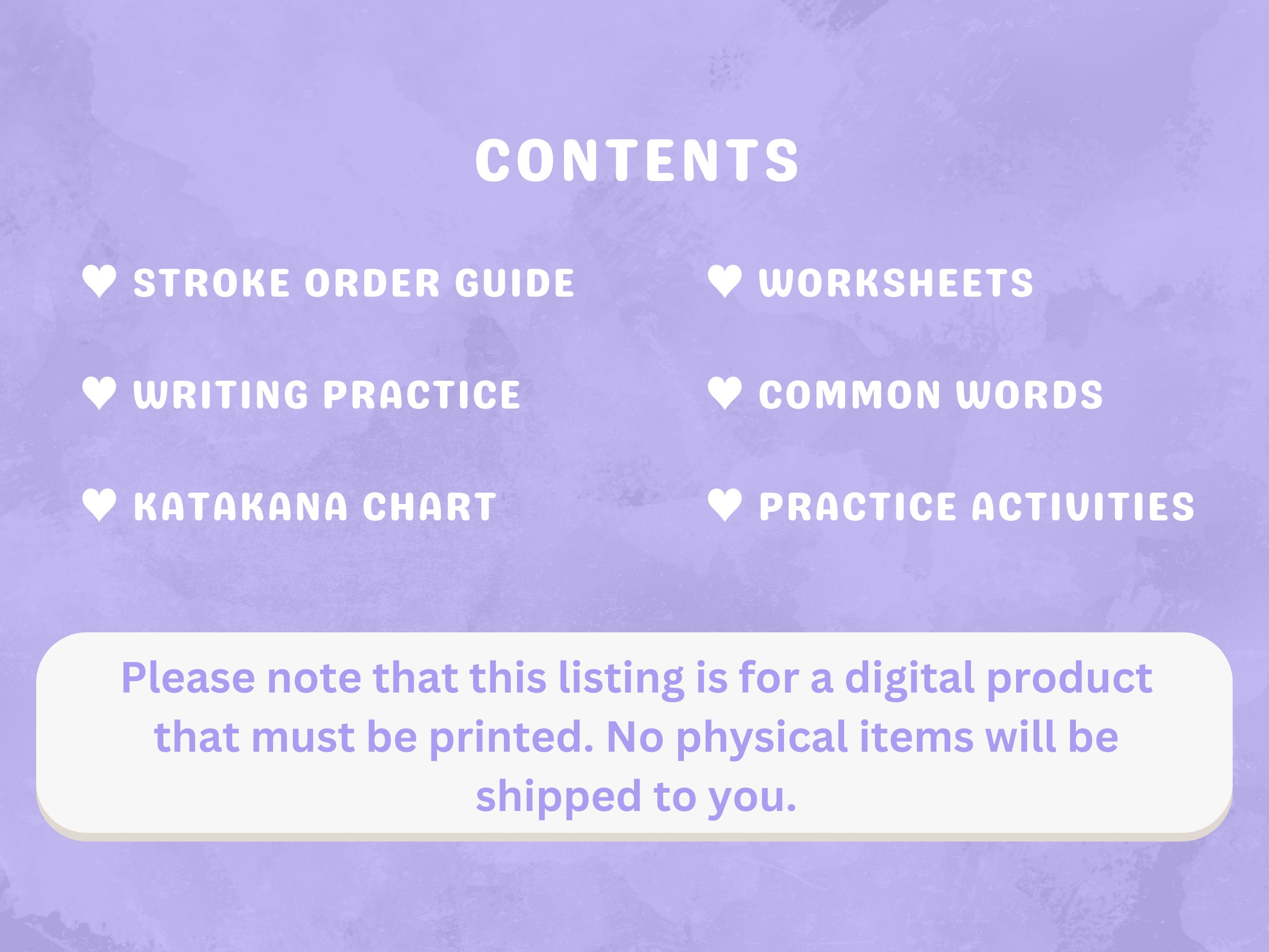 Katakana Workbook - PRINTABLE PDF, Writing Practice Worksheets ...