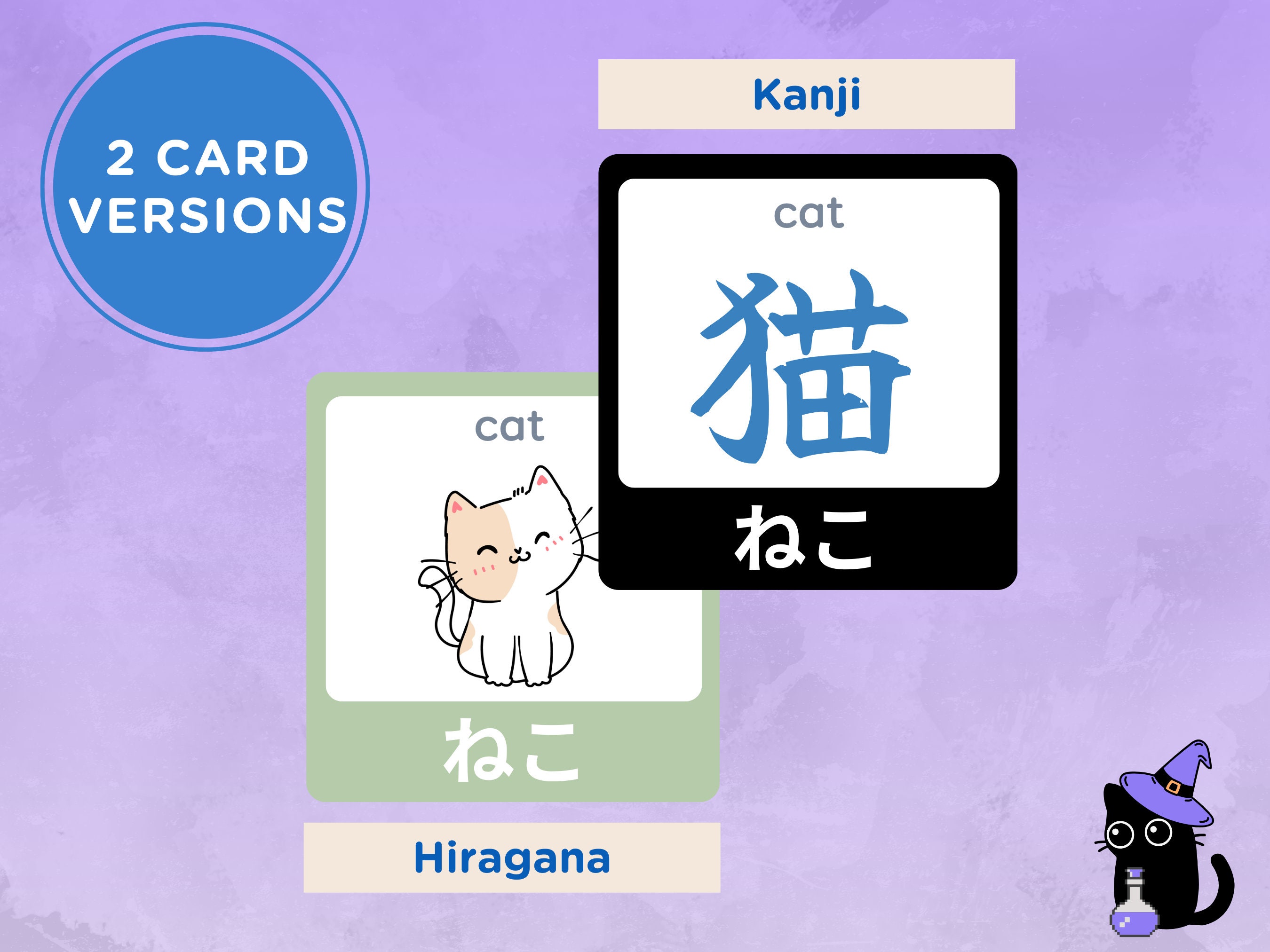 Japanese Animal Flashcards - PRINTABLE PDF, Language Learning, Study ...
