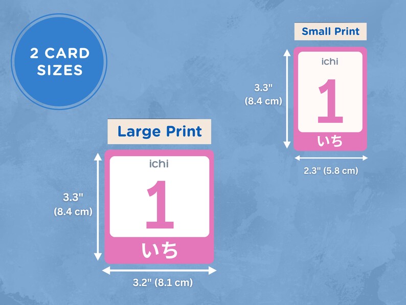 Japanese Numbers Flashcards - PRINTABLE PDF, Language Learning, Study ...