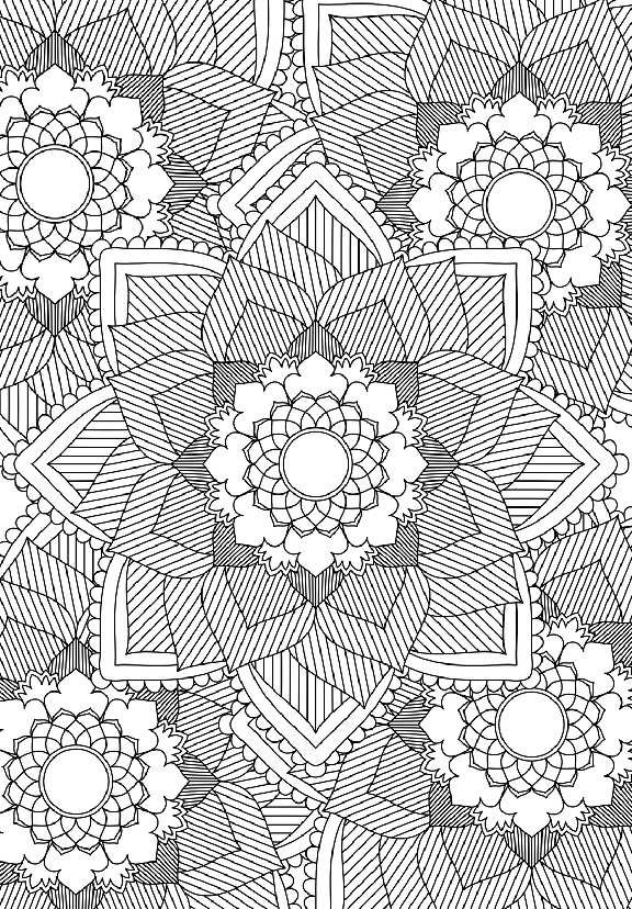 Mandala Mindfulness Zen Coloring Pages - Etsy
