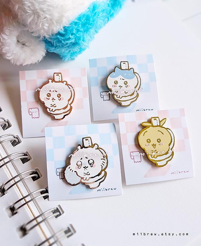 Chii Little Cute Things | 1.25 Inch Enamel Pins - Etsy