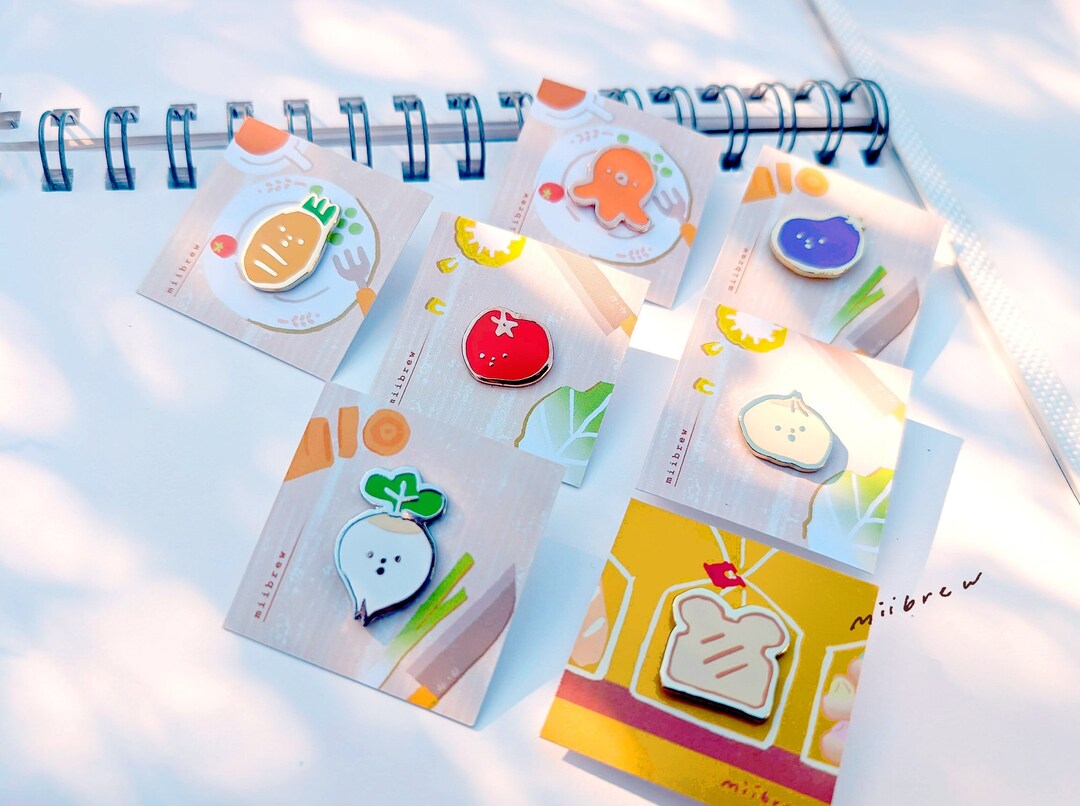 Grocery Veggies Fruits | 1.25 Inch Enamel Pins - Etsy