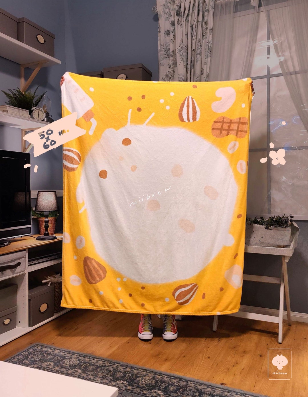 Soft Yellow Hamster Blanket Throw - Etsy