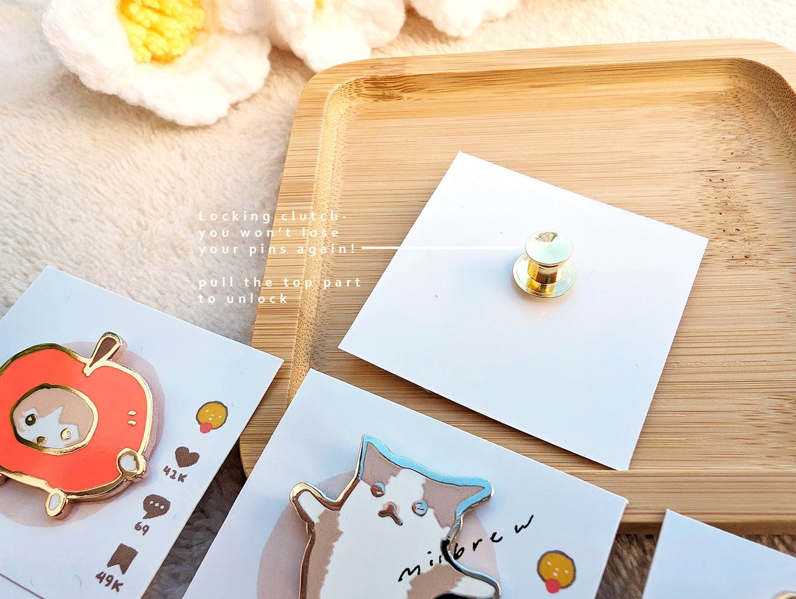 Chii Little Cute Things | 1.25 Inch Enamel Pins - Etsy
