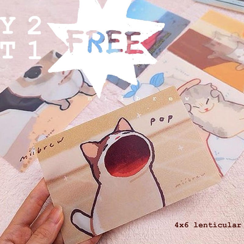 Cat Postcard Prints - Etsy