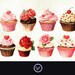 Vintage Valentines Day Cupcake PNG, Valentine Cupcake Clip Art for ...