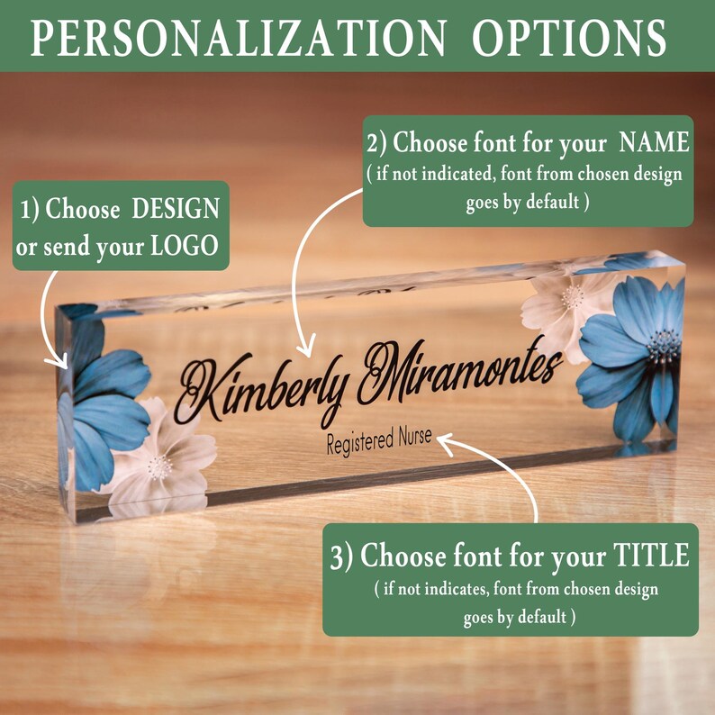 Best Teacher Gift, Personalized Name Plate, Unique Teacher Gift for ...