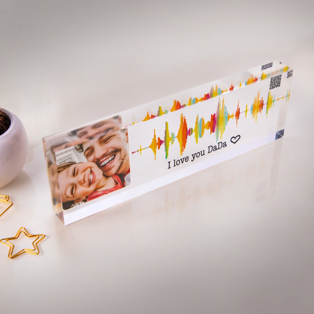 Custom Soundwave Art With QR Code | Song Plaque | Sound Wave With QR ...