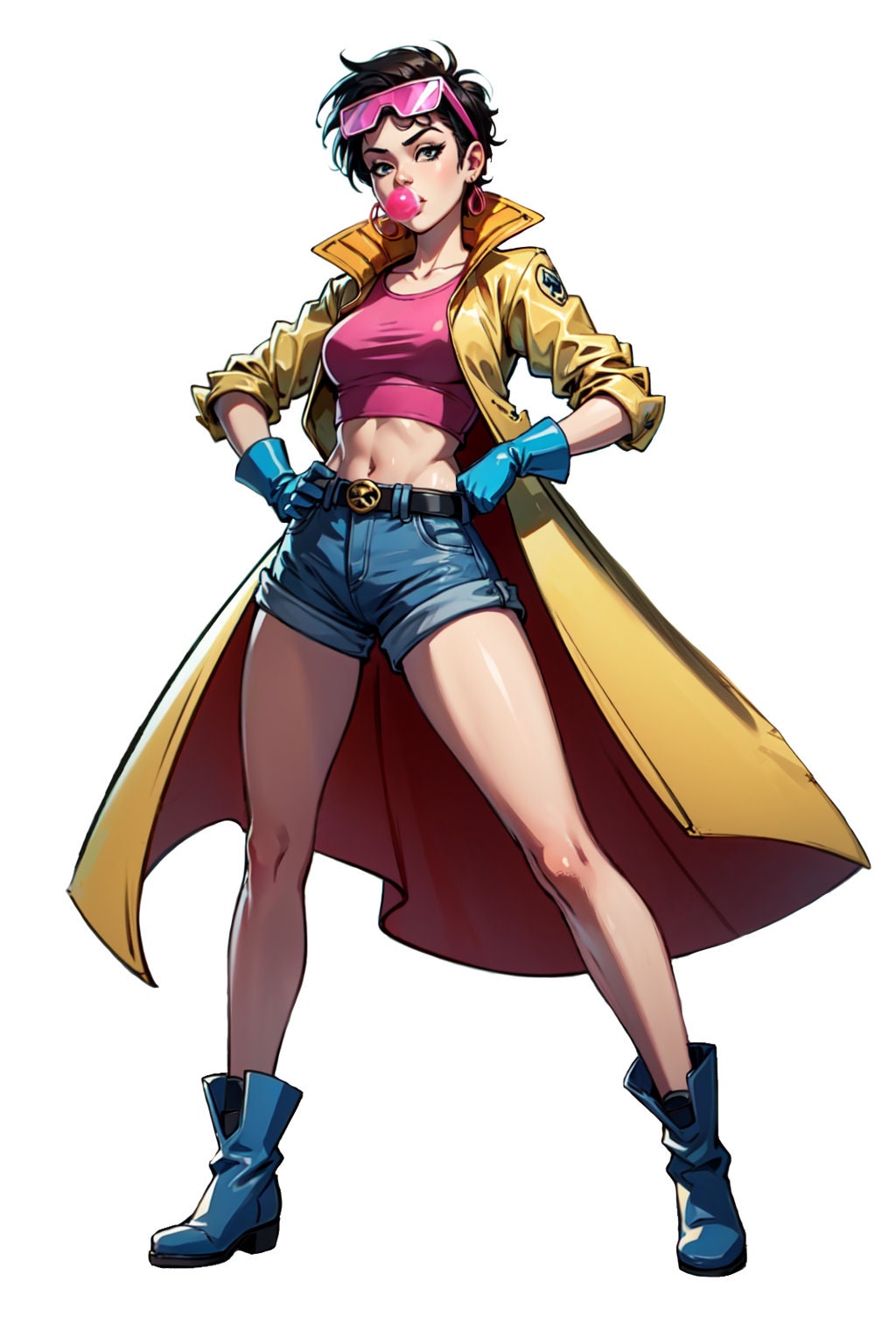 Jubilee X-men Comics Character Original Design - Etsy