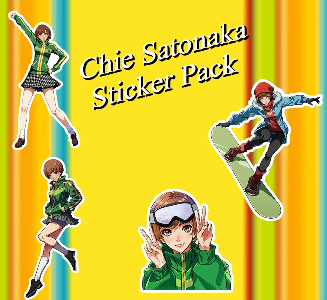 Chie Satonaka Sticker Pack - Persona 4 - Etsy