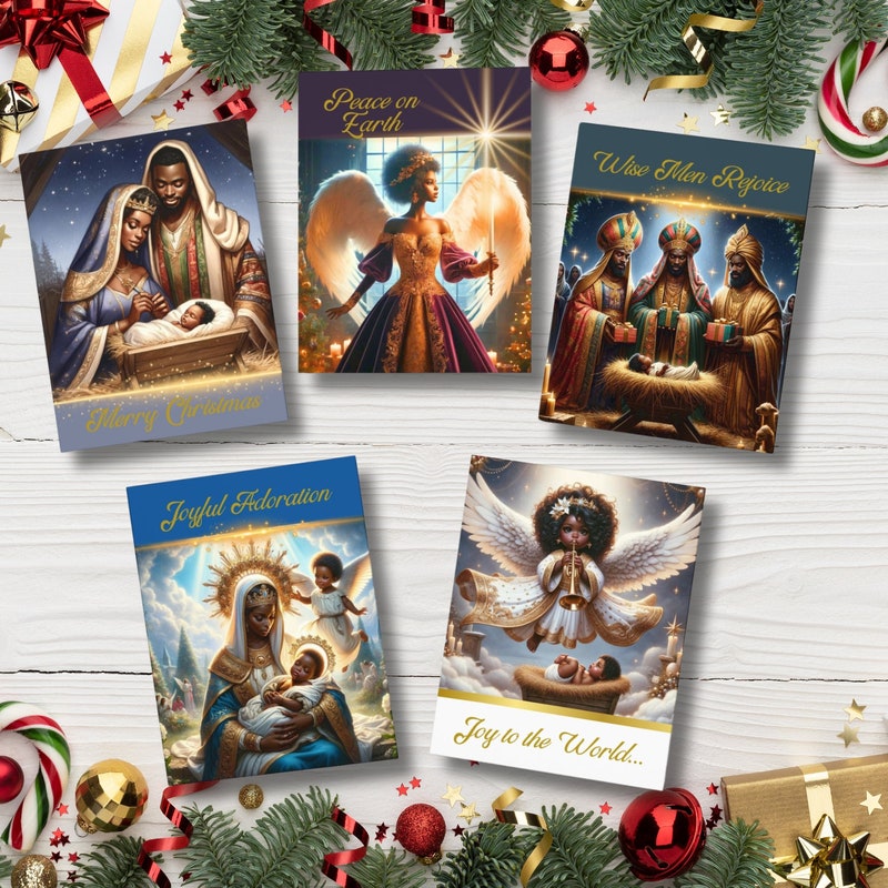 Religious Christmas Cards - Etsy