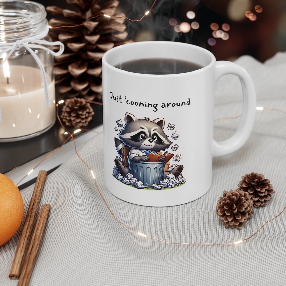 Funny Raccoon Mug Roccoon Lover T 11oz Ceramic Raccoon Coffee Mug