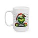 Grinch Mugshot Christmas Mug, Funny Holiday Coffee Cup, Grinch Themed ...