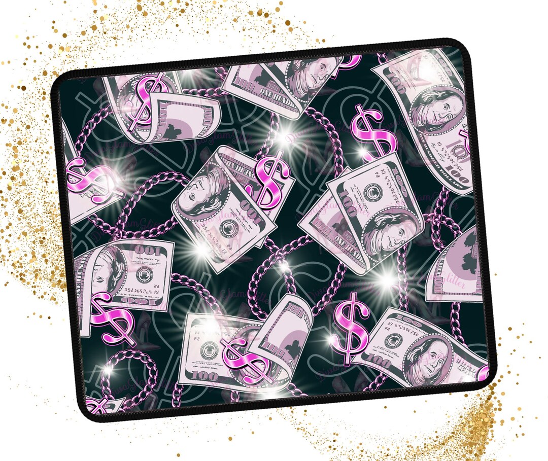 Fashion Mouse Pad, Money Mouse Pad, Designer Mouse Pad, Chic Mouse Pad ...