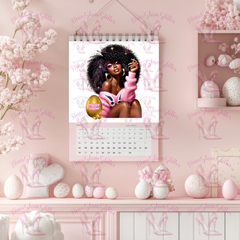 Black Girl Easter Clipart, Easter Clipart, Easter Clipart, Holiday ...