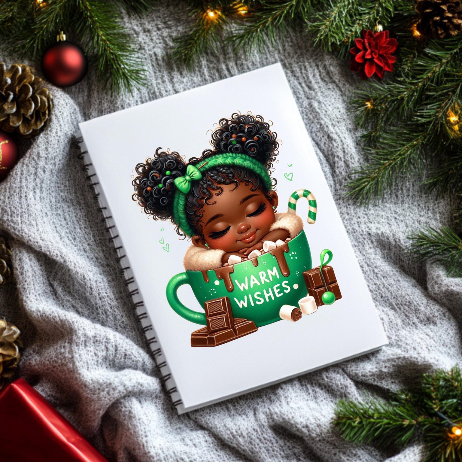 Cocoa Mug Chibi Girl Clipart, African American Chibi Clipart, Chibi ...