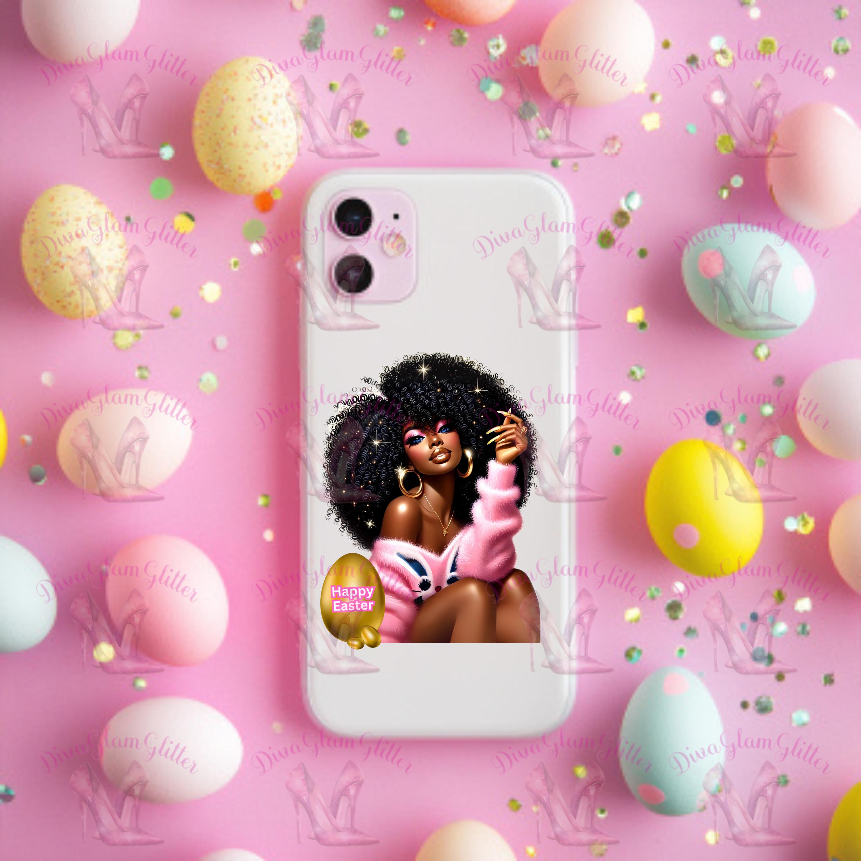 Black Girl Easter Clipart, Easter Clipart, Easter Clipart, Holiday ...