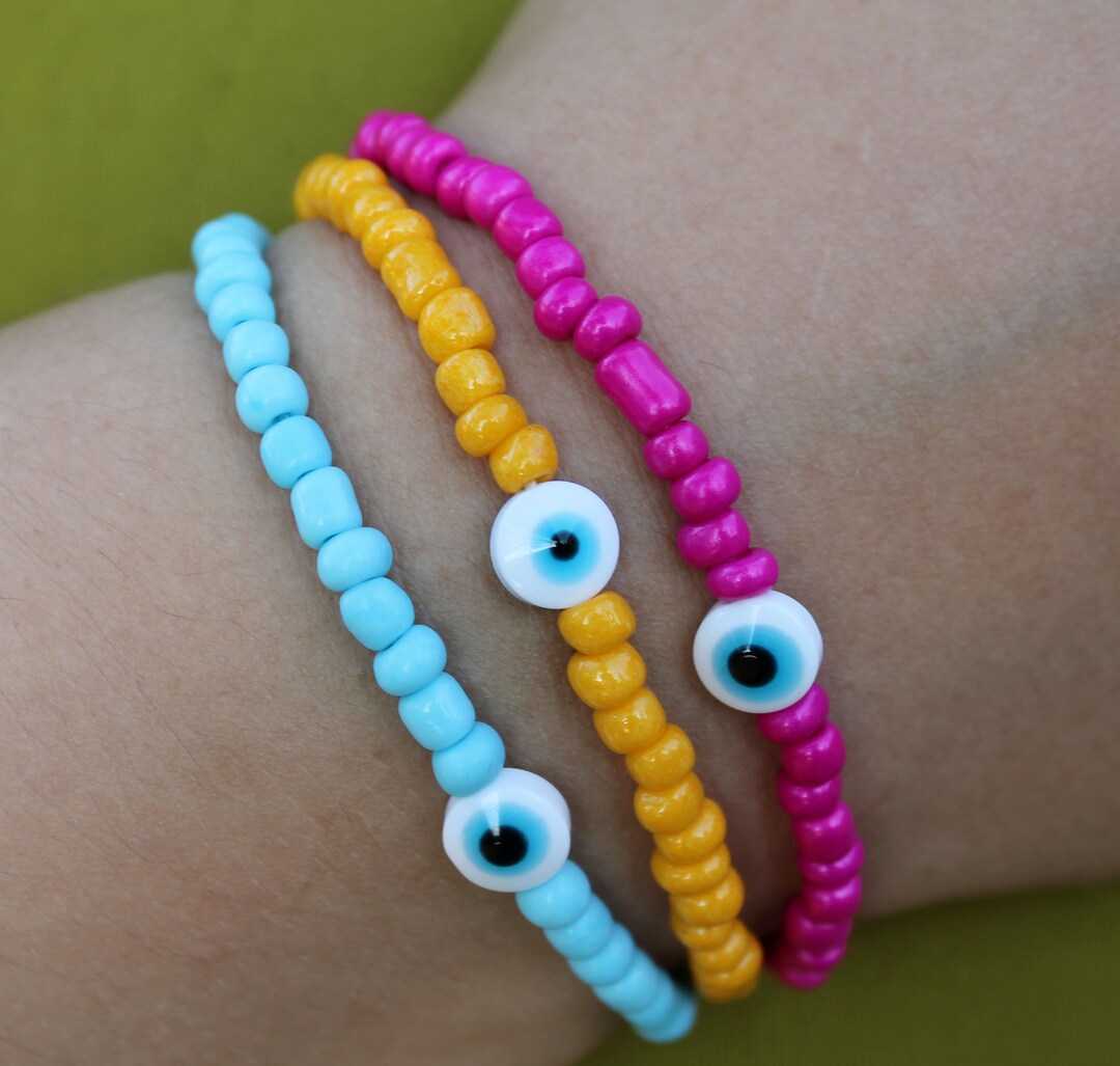 Friendship Bracelets | Evil Eye Custom Bracelets | Partners Matching ...