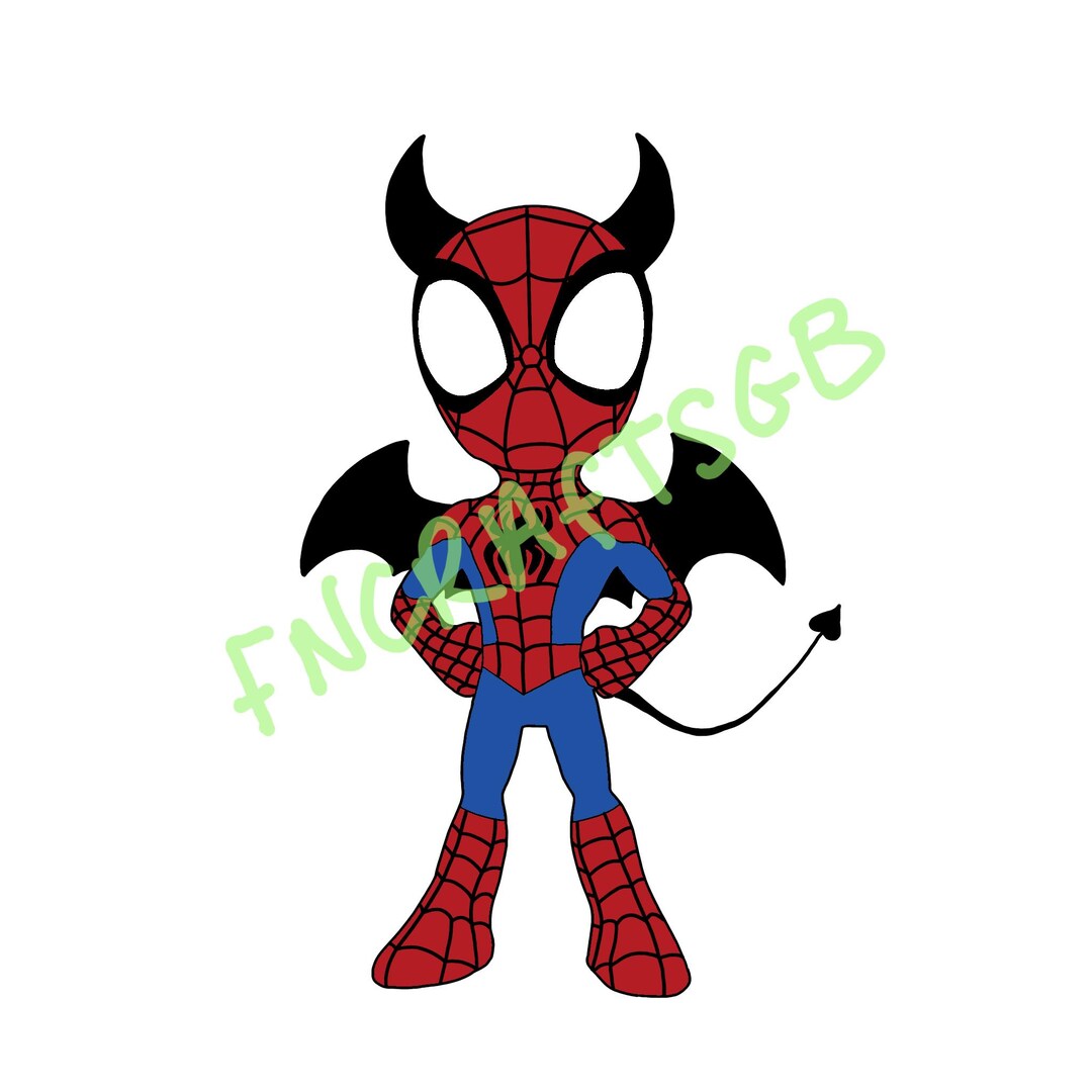 Halloween Spidey SVG: Spiderman Cut File for Cricut and Silhouette ...