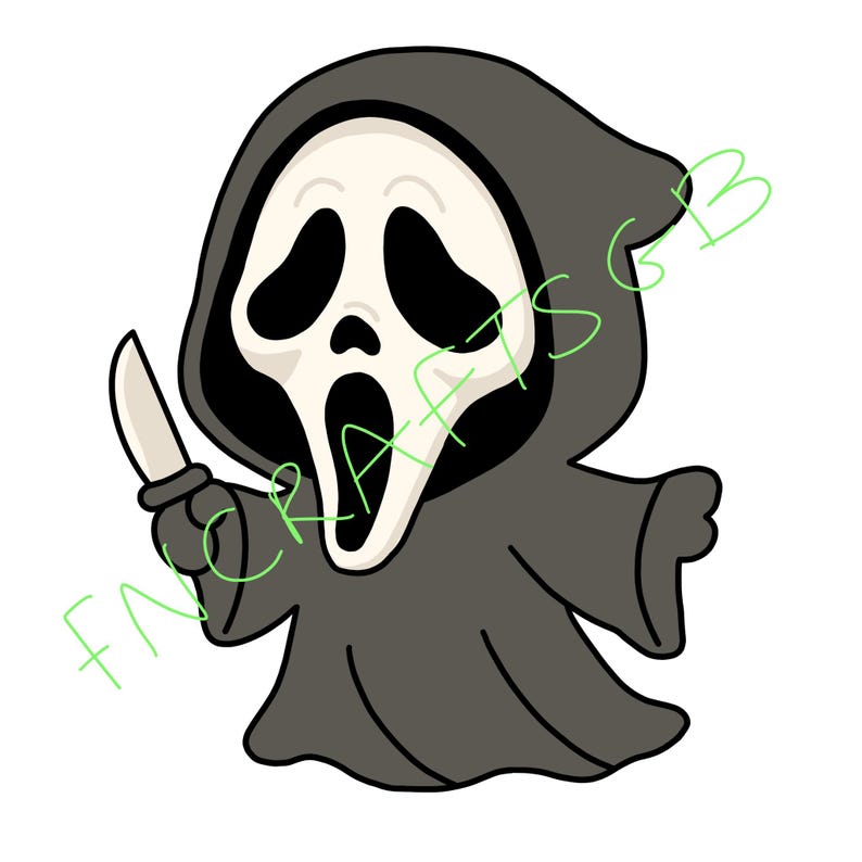 Ghostface SVG | Scream Horror Movie SVG | Halloween Cricut File ...