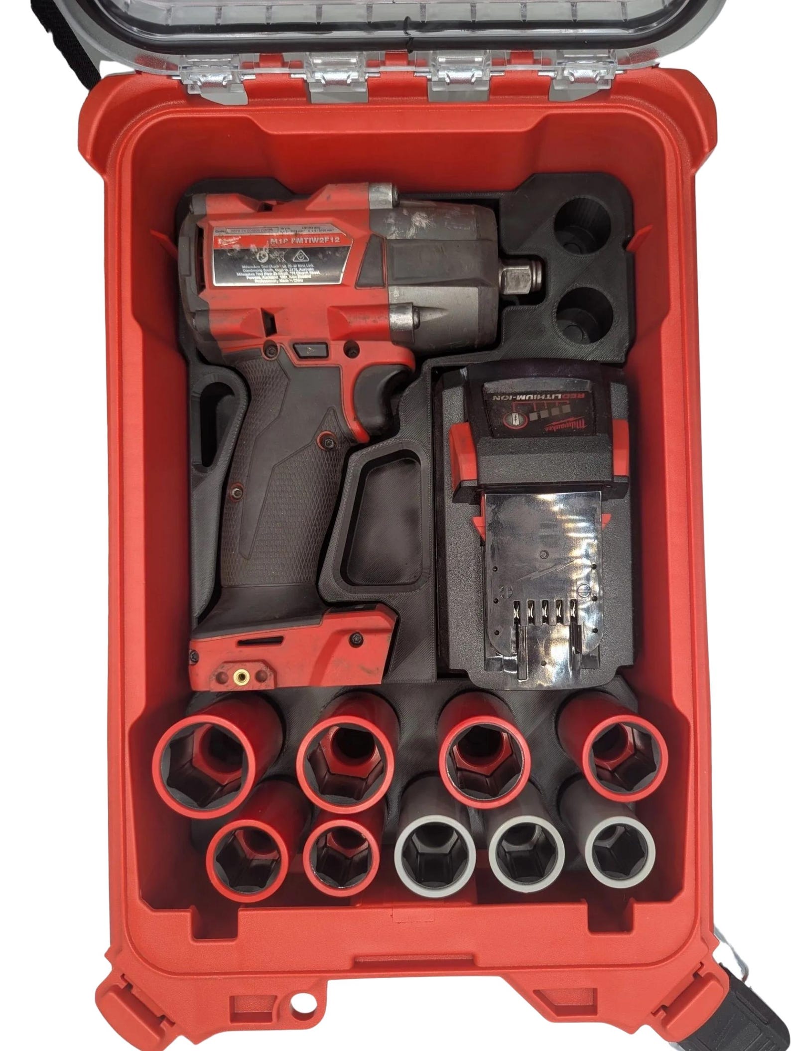 Milwaukee M18 FUEL Mid-torque Impact - 2962-20 + Lug Nut Insert Custom ...