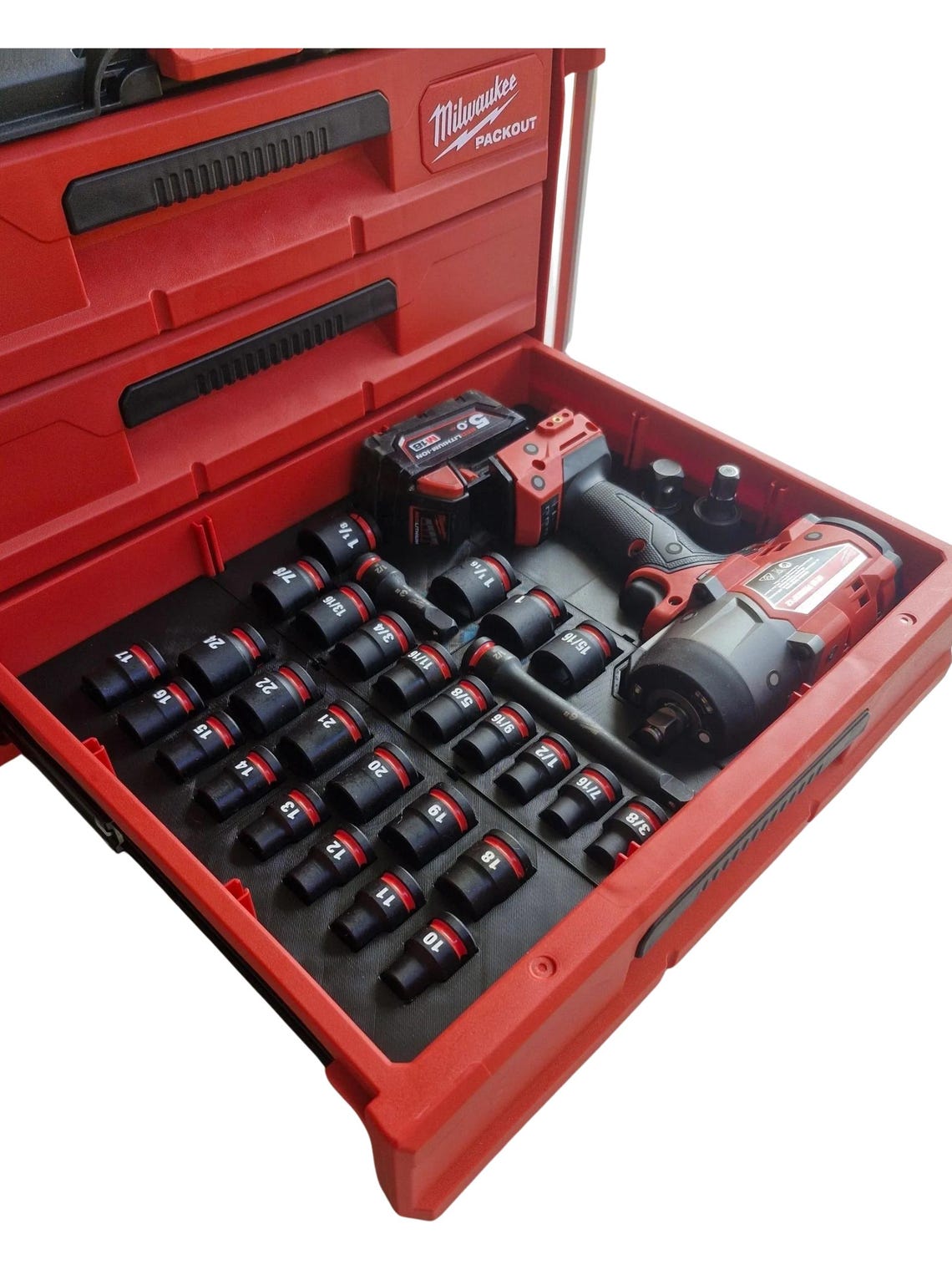 M18 Fuel High Torque Impact INSERT for 3 Draw Milwaukee Packout ...