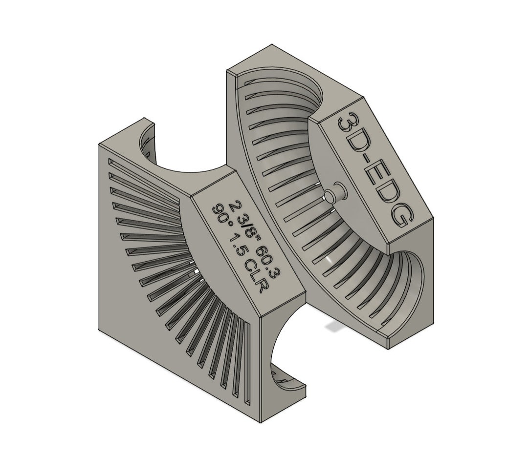 2 3/8" or 60.3mm Mandrel 90 Degree Bend Cut Jig (digital File) - Etsy