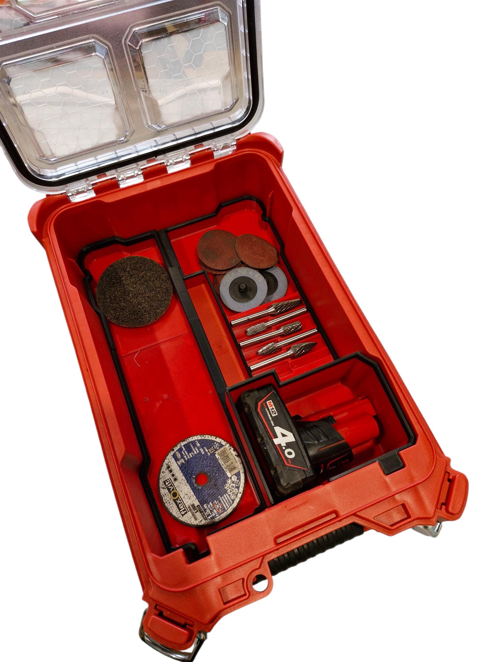 Milwaukee M12 Gen 2 Die Grinder Set - Packout Insert Organizer - Etsy