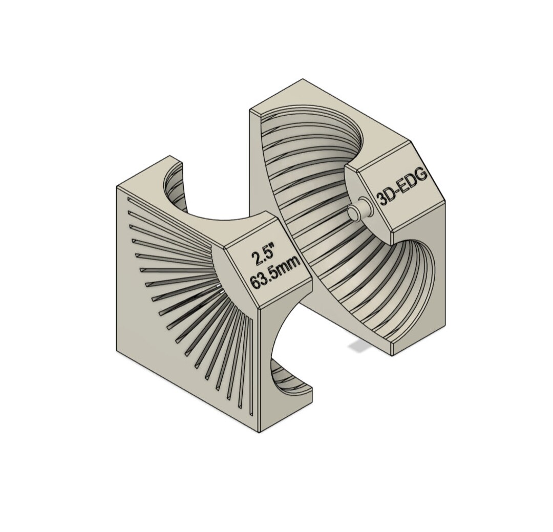 2.5" / 63.5mm Mandrel Bend Pipe Cut Jig (digital File) - Etsy