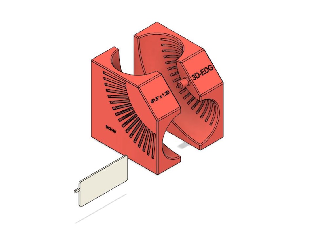1.5" SCH40 Mandrel 90 Bend Pipe Cut Jig (digital File) - Etsy