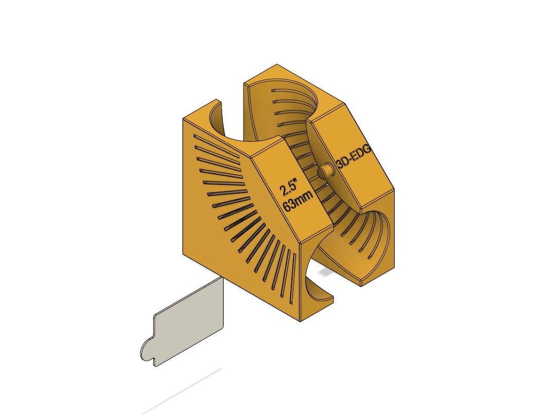 2.5" / 63.5mm Mandrel Bend Pipe Cut Jig (digital File) - Etsy