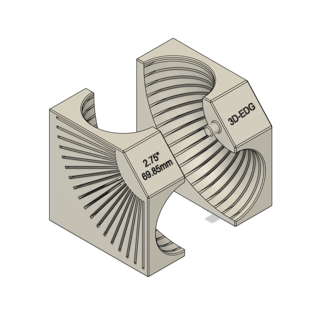 2 3/4" / 69.85mm Mandrel Bend Pipe Cut Jig (digital File) - Etsy