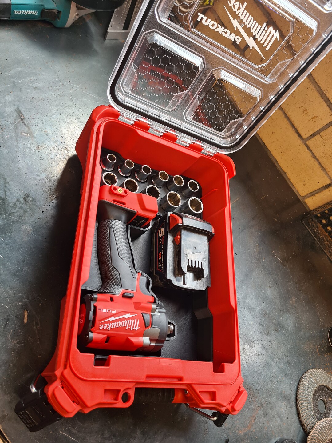 Milwaukee Packout Insert for M18 1/2 Stubby Impact (digital File) - Etsy