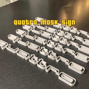 AUDI QUATTRO , Front Bumper Grill Badge/sign/logo/emblem - Etsy