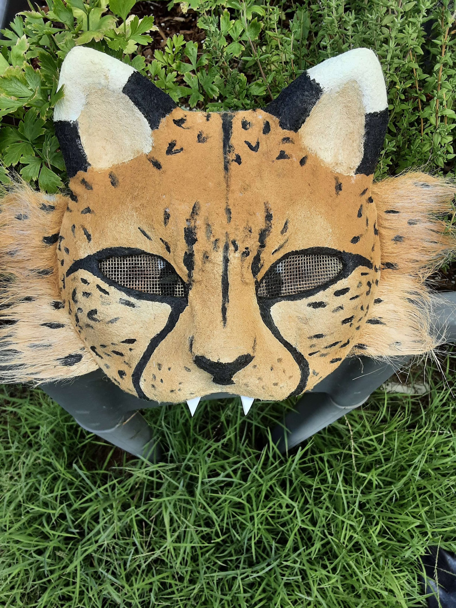 Cheetah Therian Mask READ DESC - Etsy