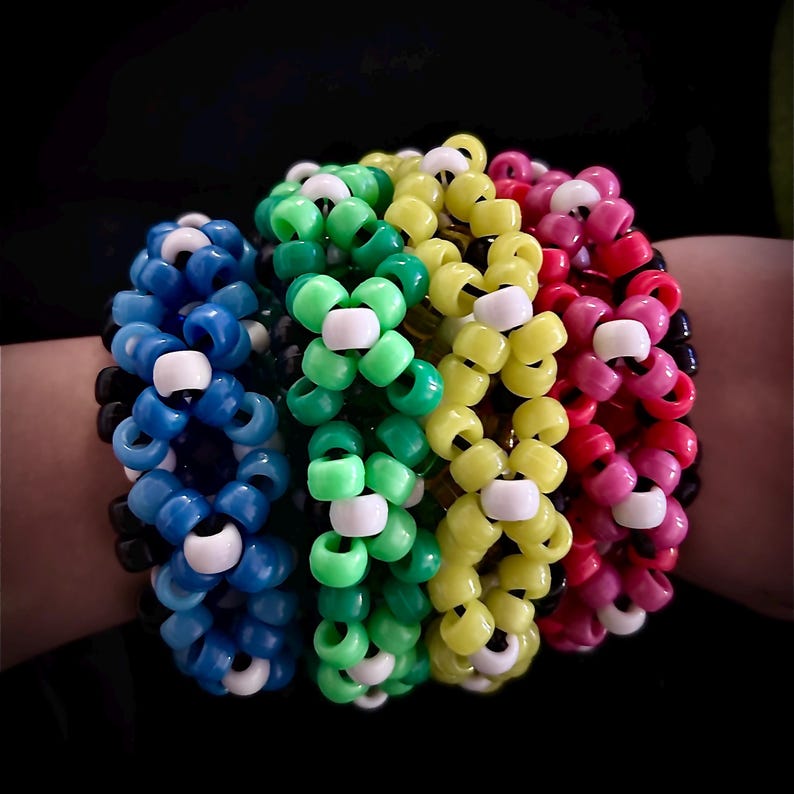 Kandi Rainbow Rotator Cuff - Etsy