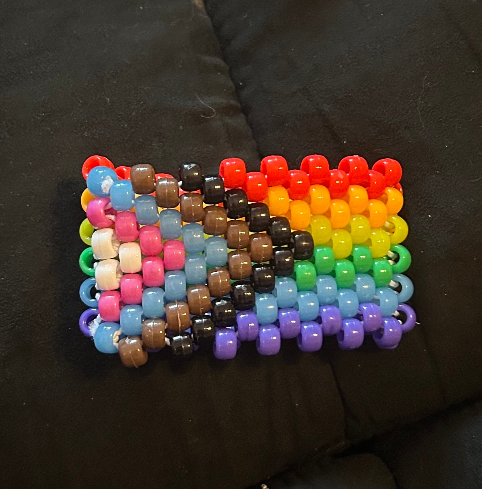 Kandi Cuff Progress Pride Flag LGBTQ - Etsy