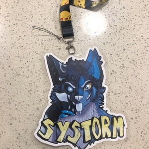 CUSTOM FURSONA BADGE - Etsy