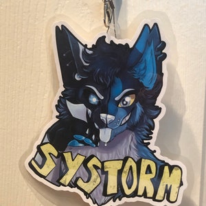 CUSTOM FURSONA BADGE - Etsy