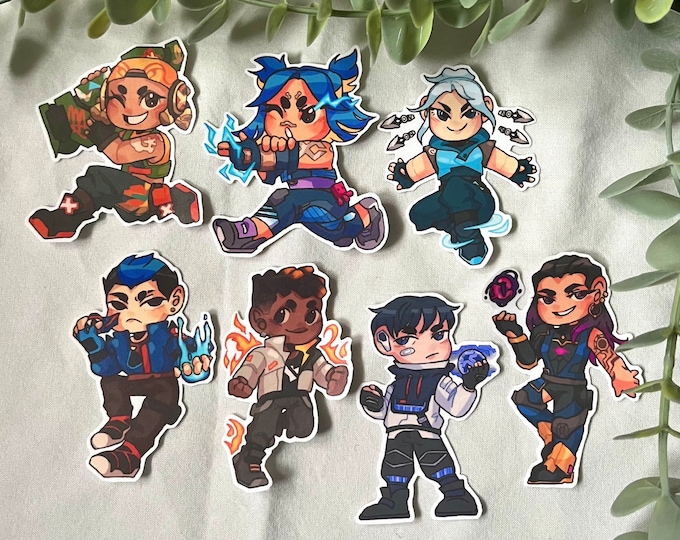 Valorant Sticker Set, Valorant Sticker, Valorant Matte Sticker,Clove ...