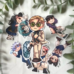 Sorcerer Anime Sticker Set Two, Chibi Matte Vinyl Stickers, Cute Kawaii ...