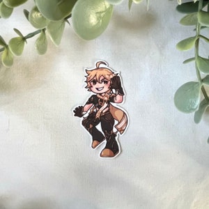 Genshin Impact Traveller Sticker Set, Chibi Matte Vinyl Stickers ...