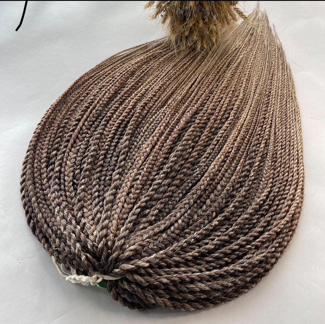 Natural Look Brown Braids | Full Set 55 DE | Premium Kanekalon | Volume ...