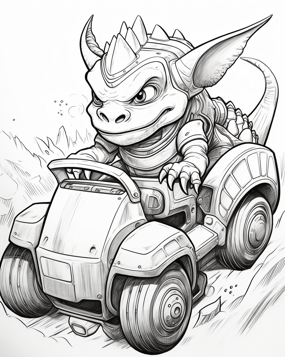 Dinosaurs in Space - Coloring Book for All Ages | 60+ Pages - Etsy