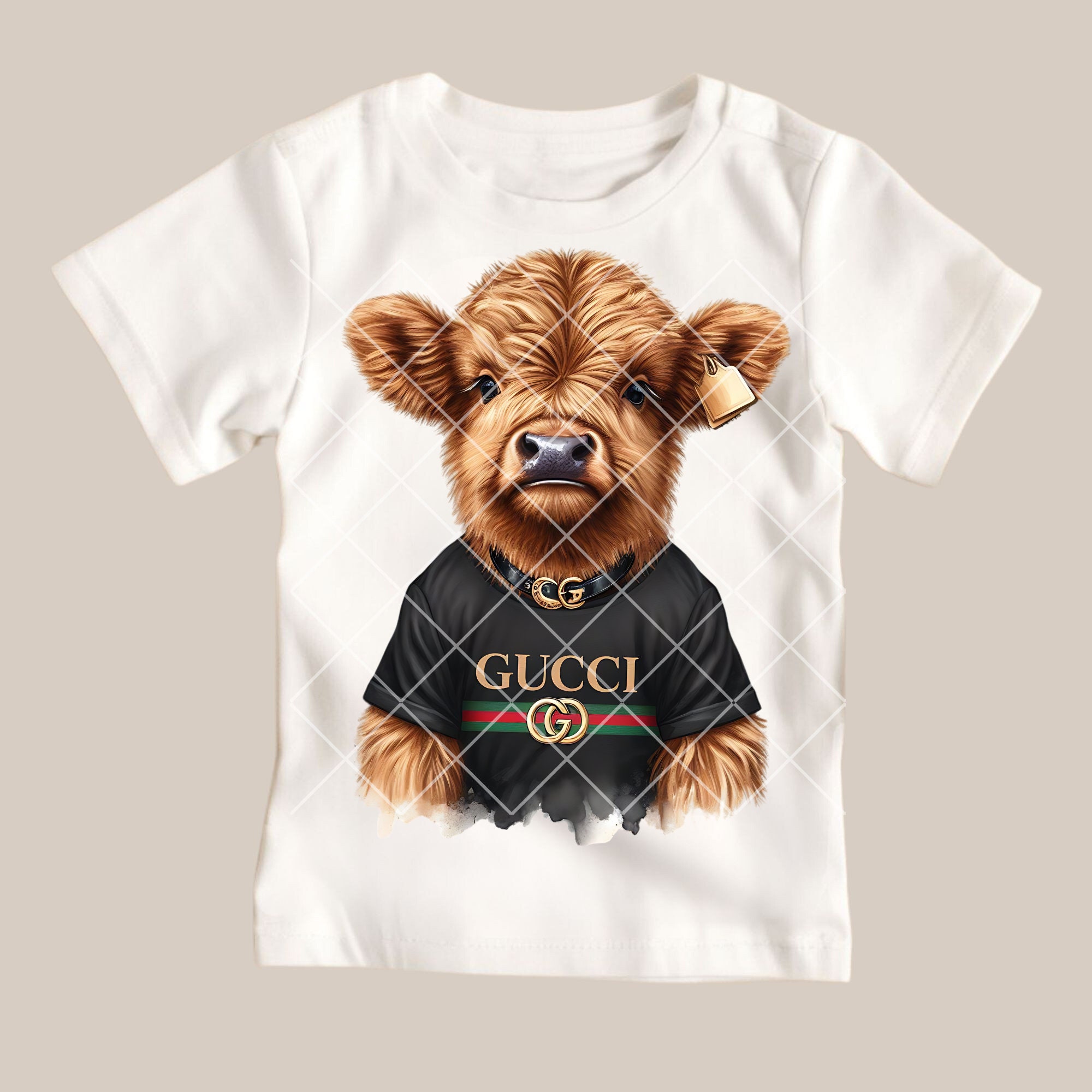 Highland Cow Png, GUCCI Png, Cow Design, Western Png, Highland Cow Art ...