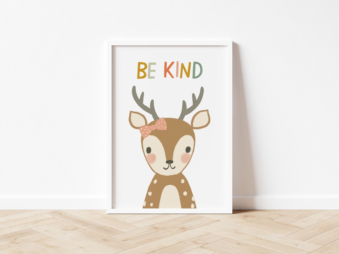 Forest Animal Nursery Decor Printable Wall Art Kids Play Room Print ...